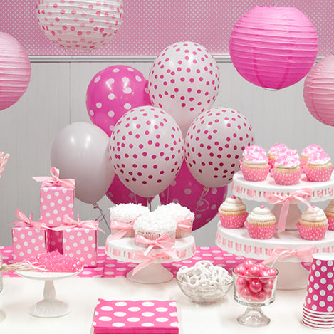 Pink Polka Dot Party - The Curious Caterpillar