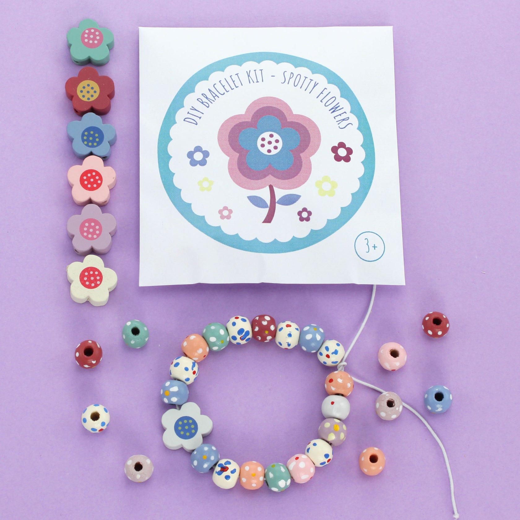 DIY Spotty Flower - Bracelet Kit – The Curious Caterpillar
