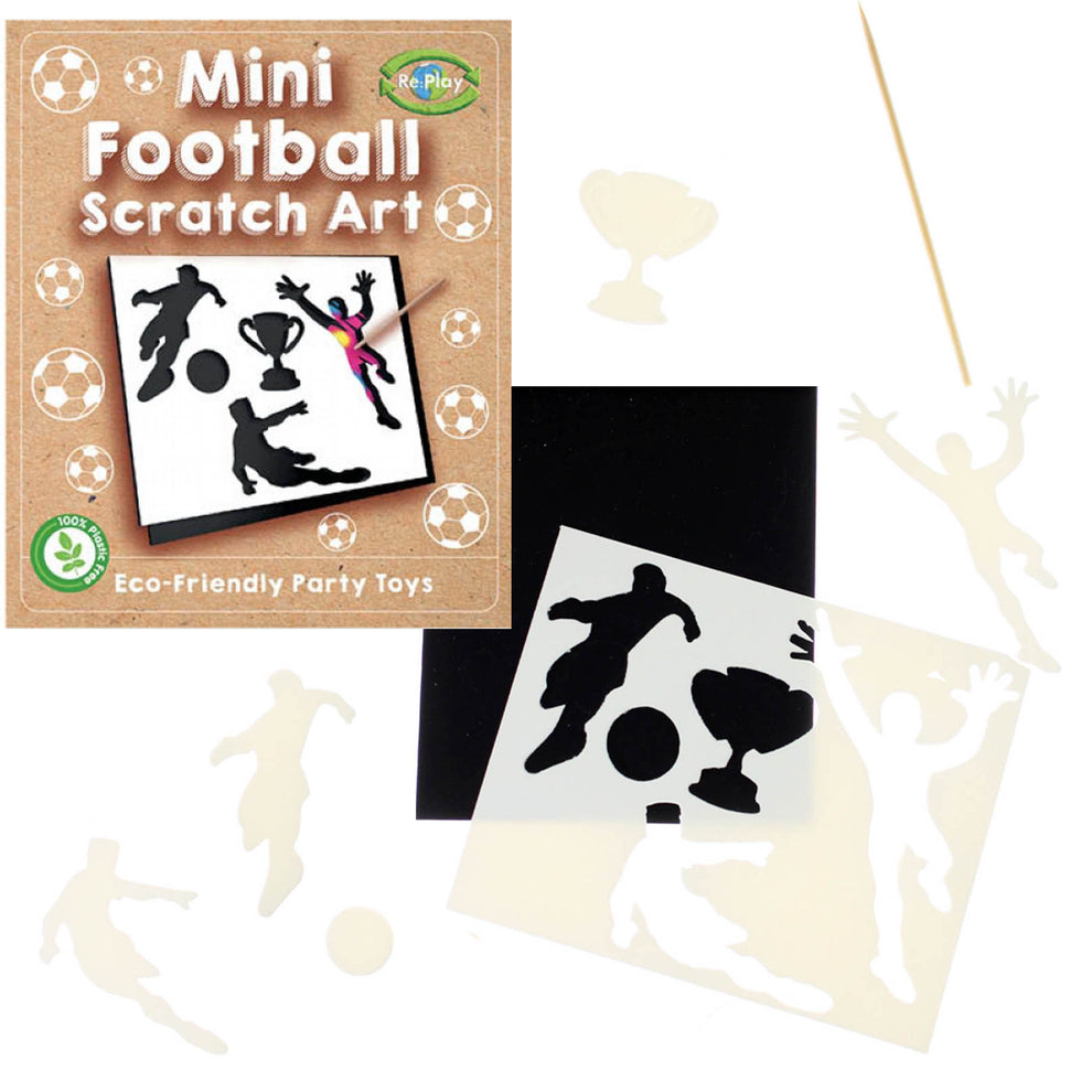 Football - Scratch Art – The Curious Caterpillar