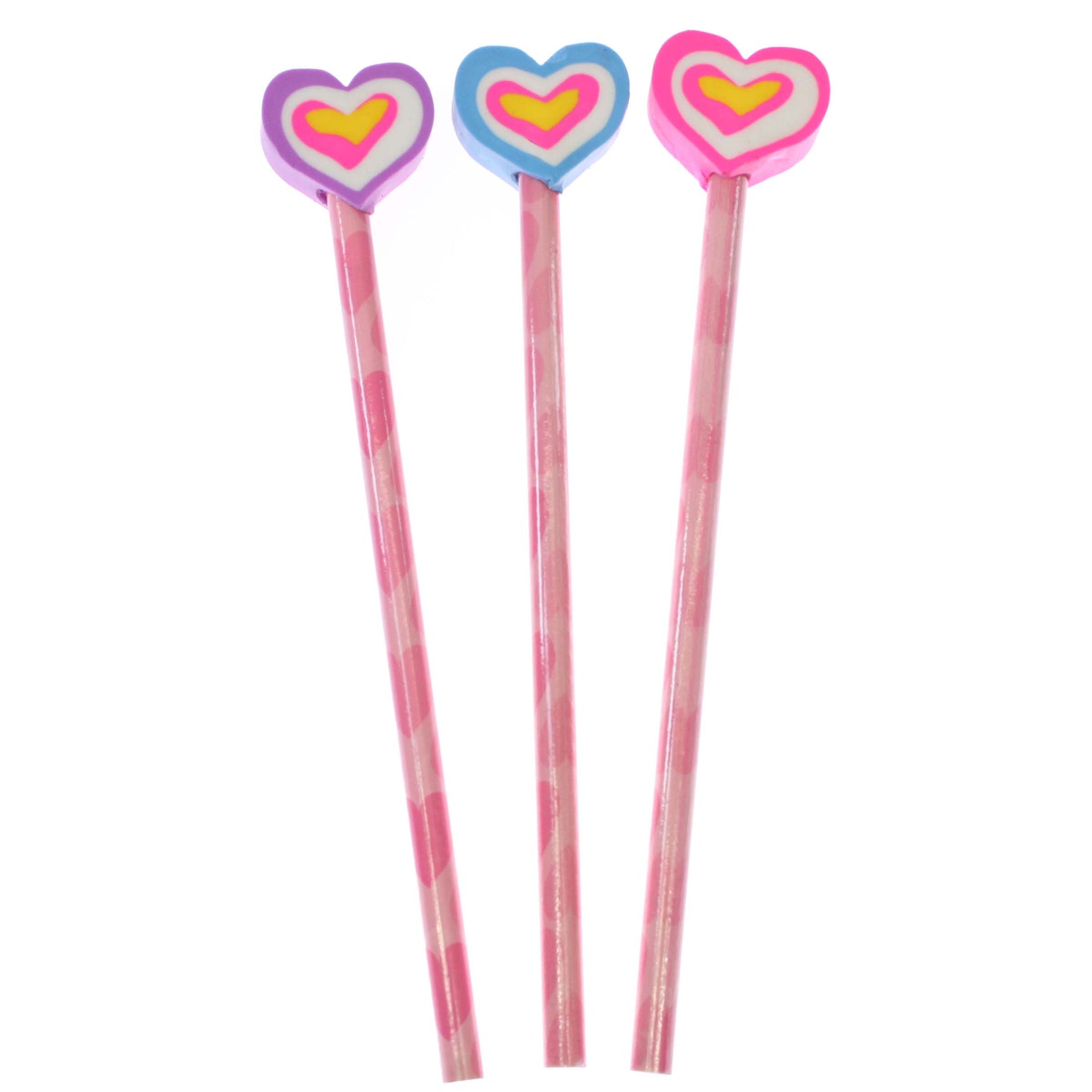 Heart Pencil with Eraser – The Curious Caterpillar