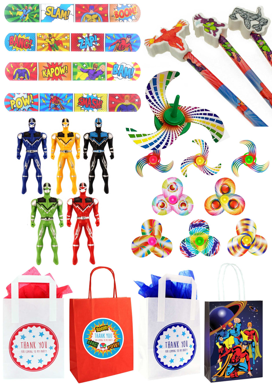 Boys Party Bags, Boys Filled Party Bags - The Curious Caterpillar