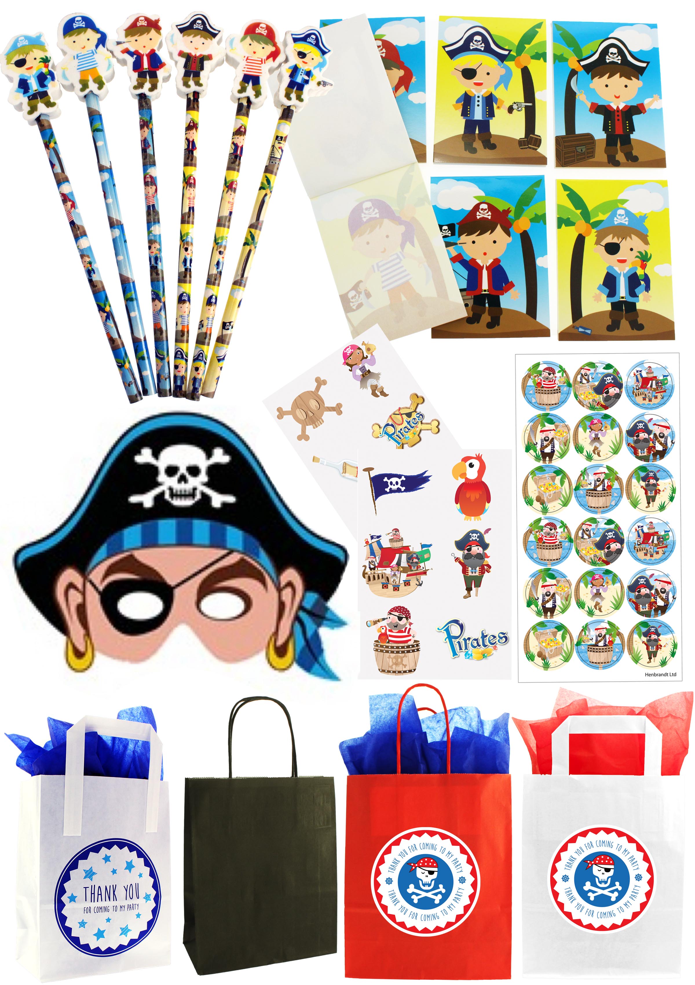 Boys Party Bags, Boys Filled Party Bags - The Curious Caterpillar