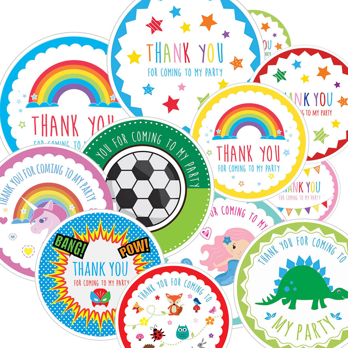 8cm - Party Bag Labels – The Curious Caterpillar