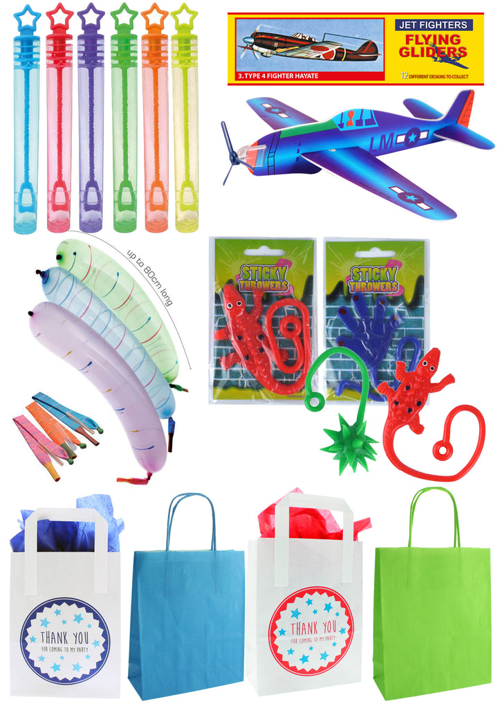 Boys Party Bags, Boys Filled Party Bags - The Curious Caterpillar