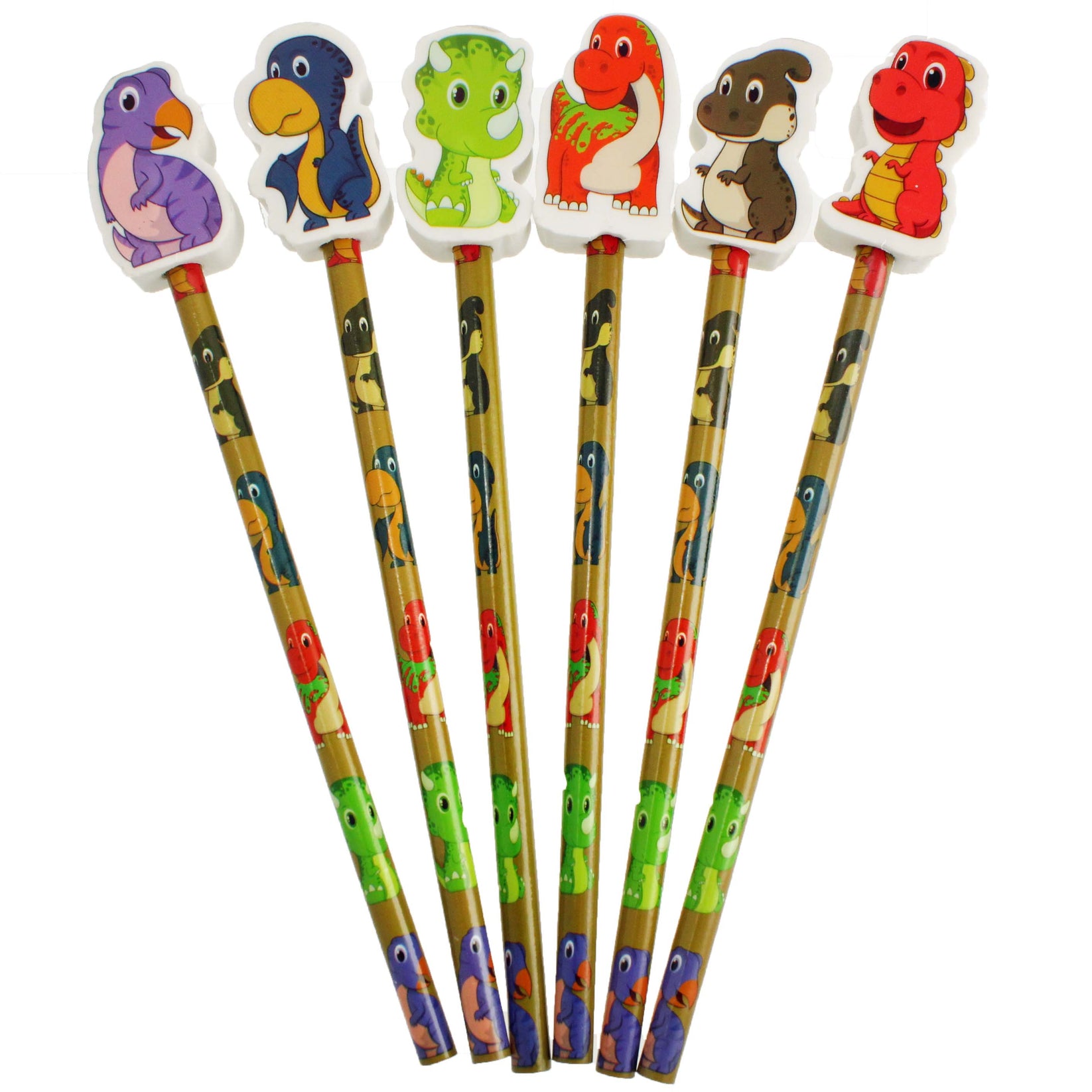 Dinosaur Pencil with Eraser – The Curious Caterpillar